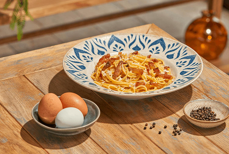 Spaghetti alla Carbonara Tradizionale | Ginos